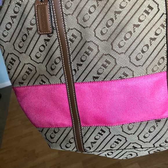 Coach | Bags | Coach Signature Print Shoulder Bag | Poshmark